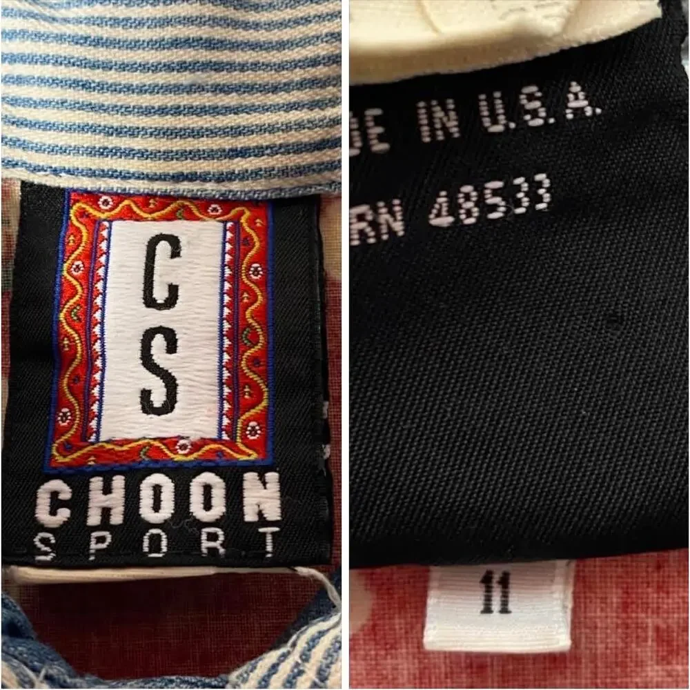 Choon Sports | Dresses | Vintage Choon Sportdenim Patchwork Western ...